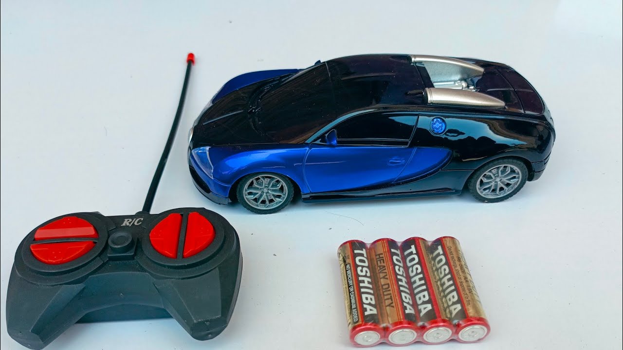 RC Remote control New Bhuggati Chiron car 3d Car Blue Black RC car ...