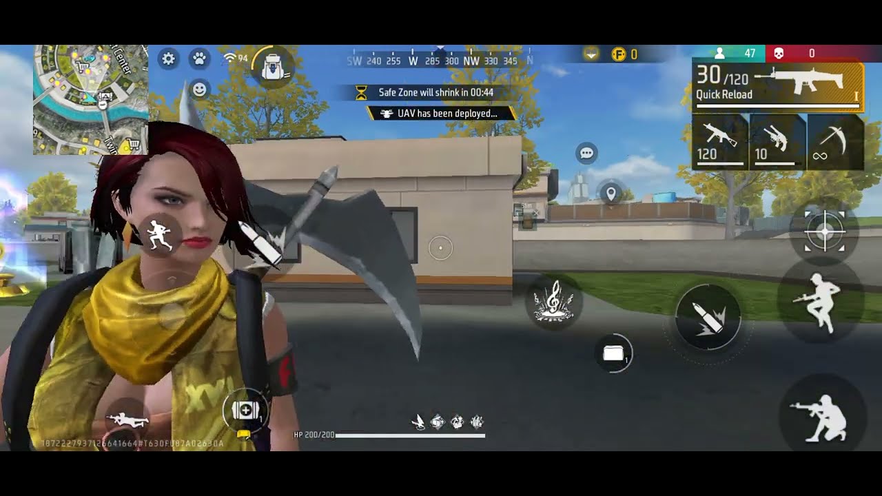 Free Fire game pro player played like beginner - YouTube