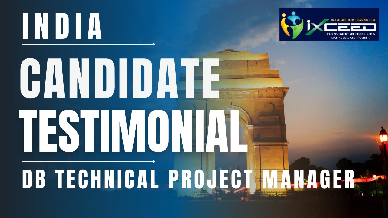Candidate Testimonial |DB Technical Project Manager| India - YouTube