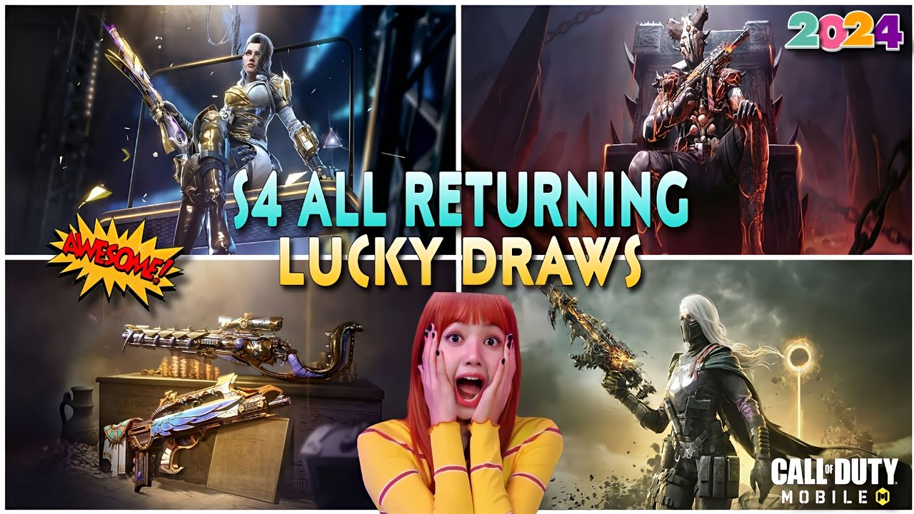 🤯S4 All Returning Lucky Draws | Mythic Ak117 Return & Legendary Nyx ...