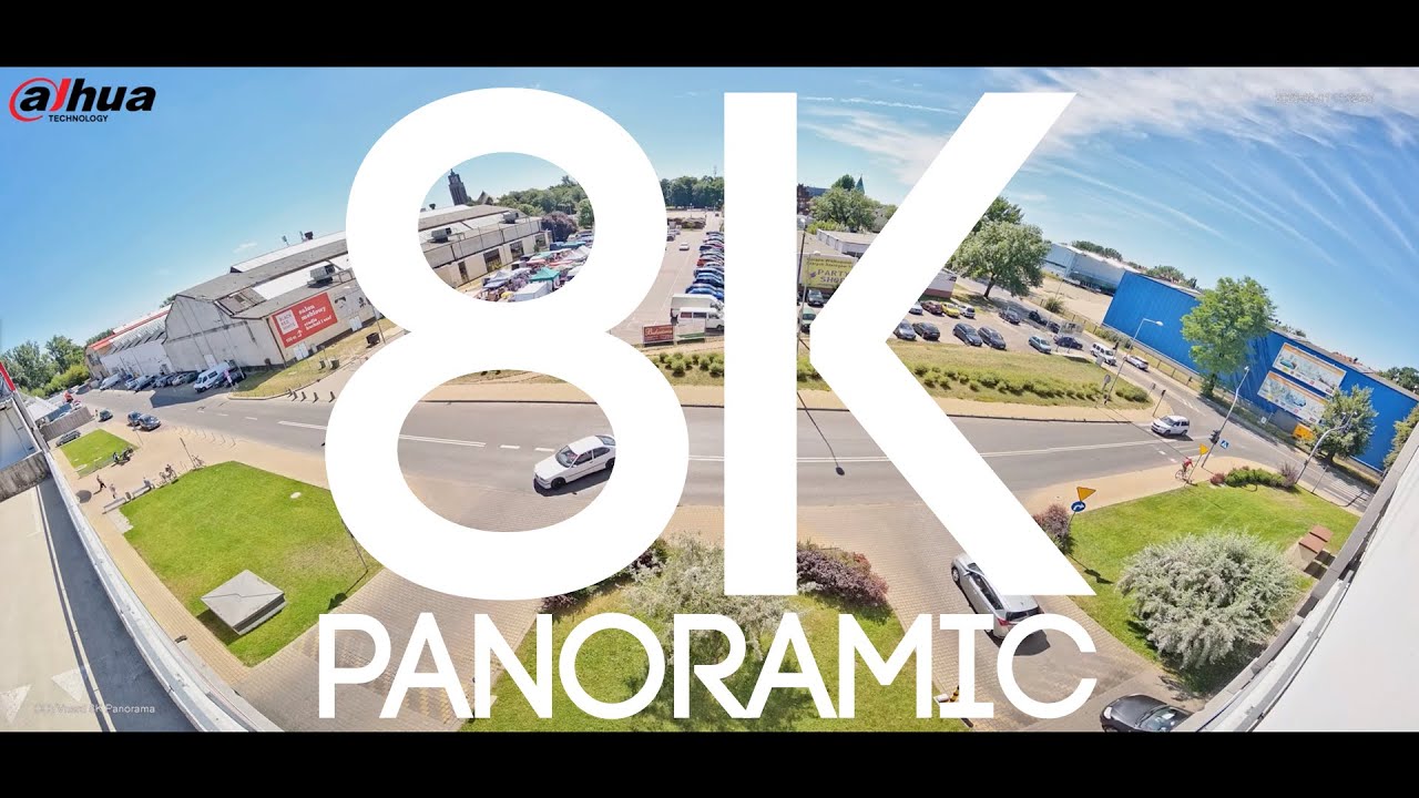 8K ZOOM video from 32 Megapixel panoramic camera IPC-PFW83242-A180 ...