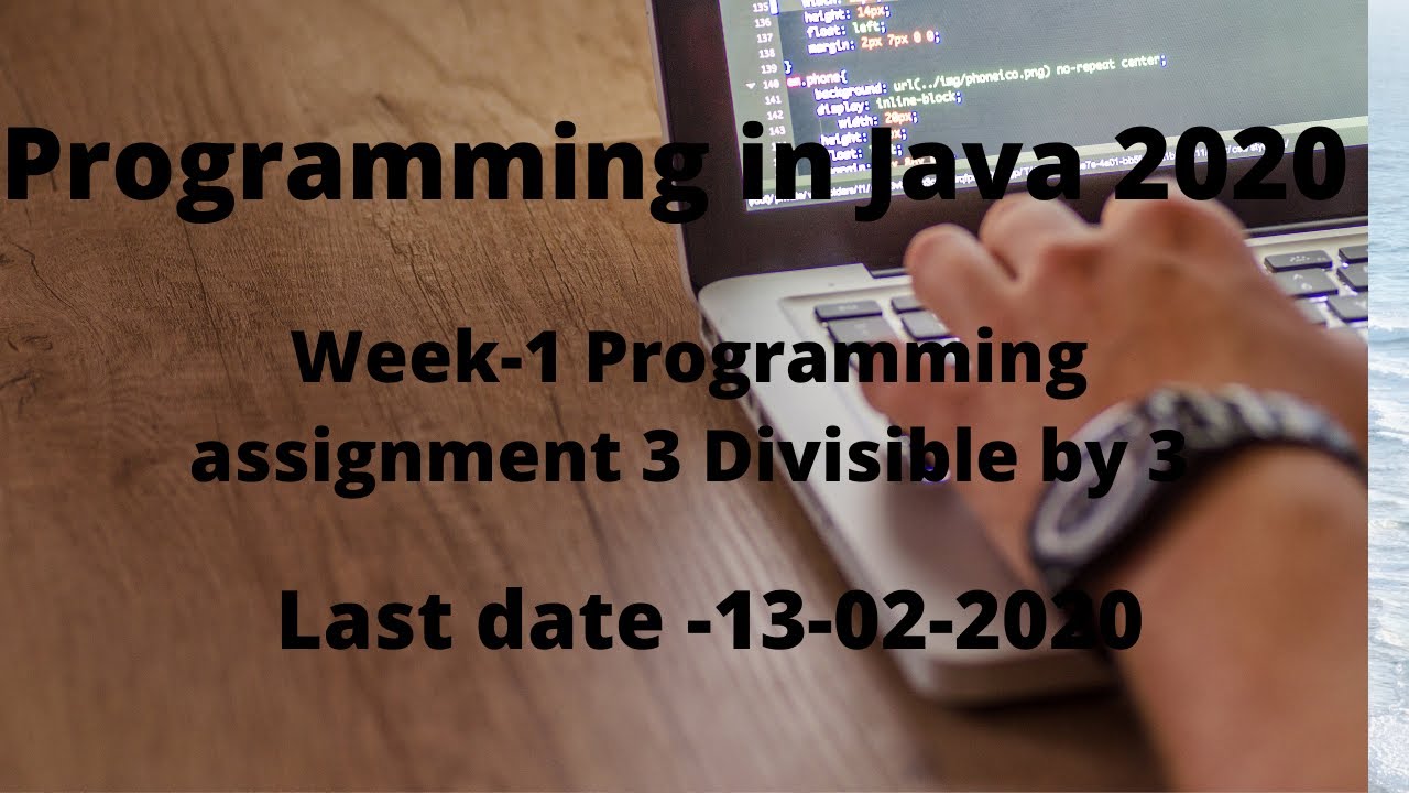 Programming In Java Nptel Week 1 Programming Assignment 3 2020 7051