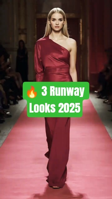 “🔥 3 Stunning High-Fashion Runway Looks 2025 | Fast Catwalk Styles ...