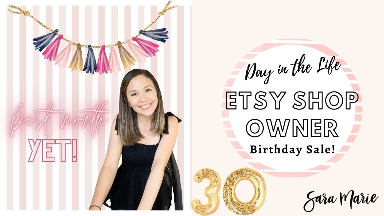 BEST Month YET! | #1 on ETSY!!! | Birthday SALE | Day in the Life of an ...