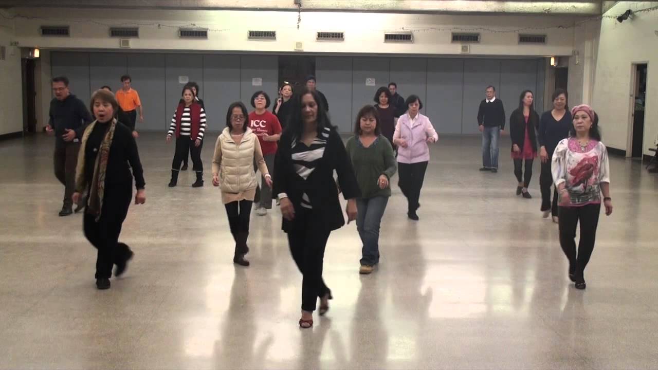 Line Dance: UPTOWN FUNKY - YouTube