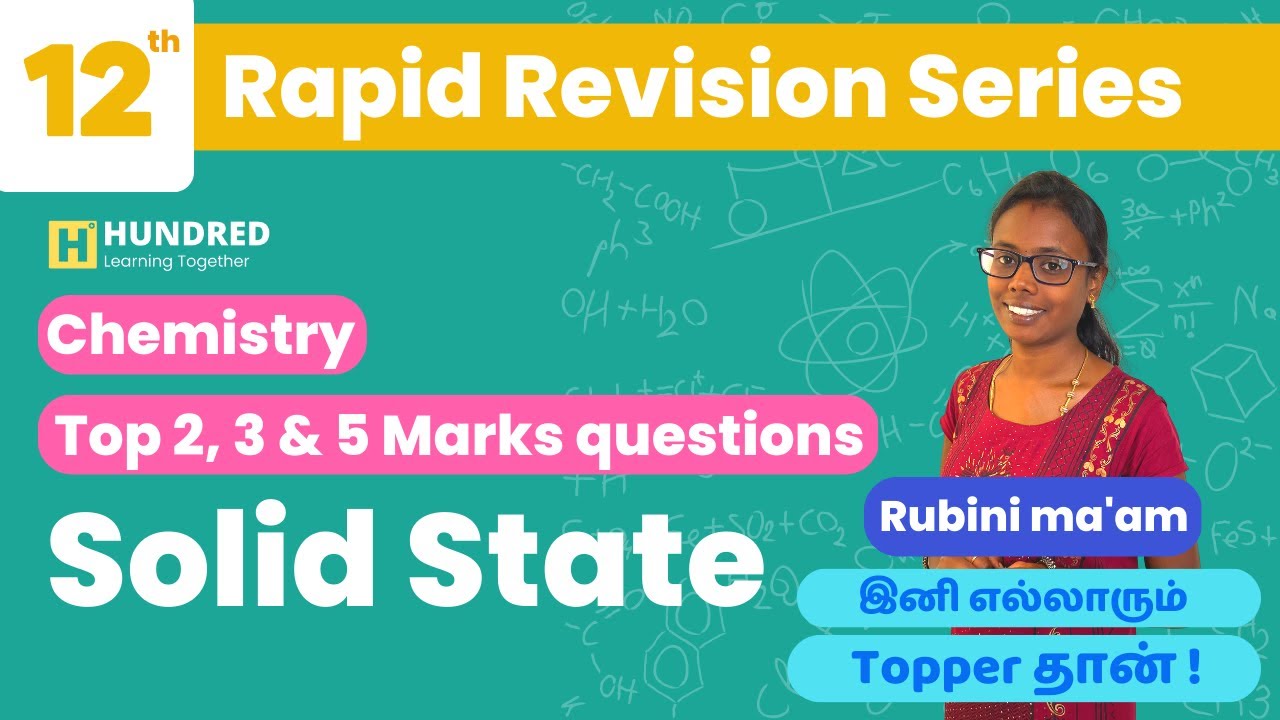 12th Chemistry Chapter 6 Solid State Important Questions And Book Back 12th-chemistry-chapter-6-solid-state-important-questions-and-book-back