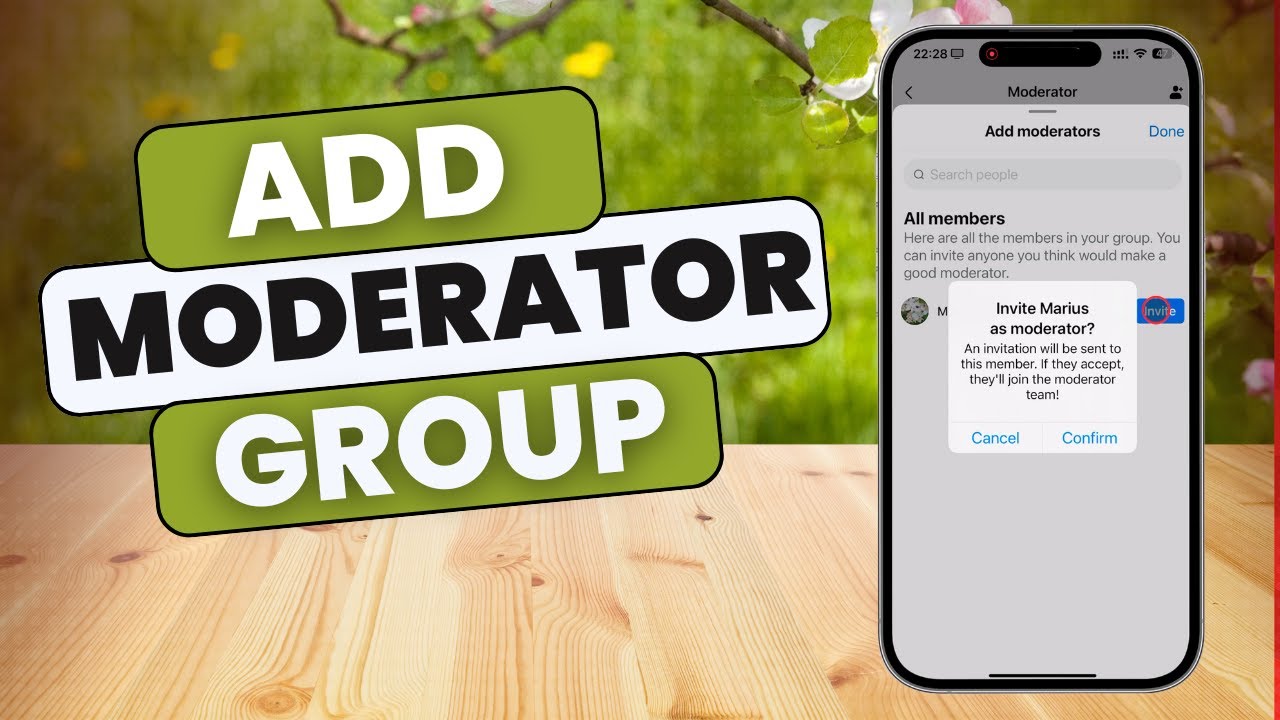 How To Add A Moderator To A Facebook Group - YouTube