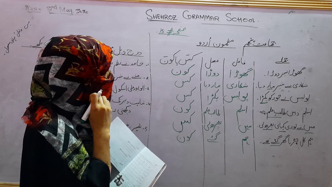 topic Kirdar, Grammar, quvid, fel,fyal, mafol pg#15 - YouTube