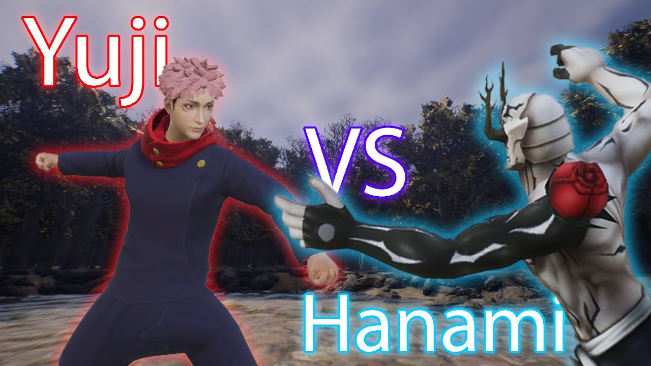 Yuji Itadori VS Hanami Boss Fight Game Mode! - YouTube