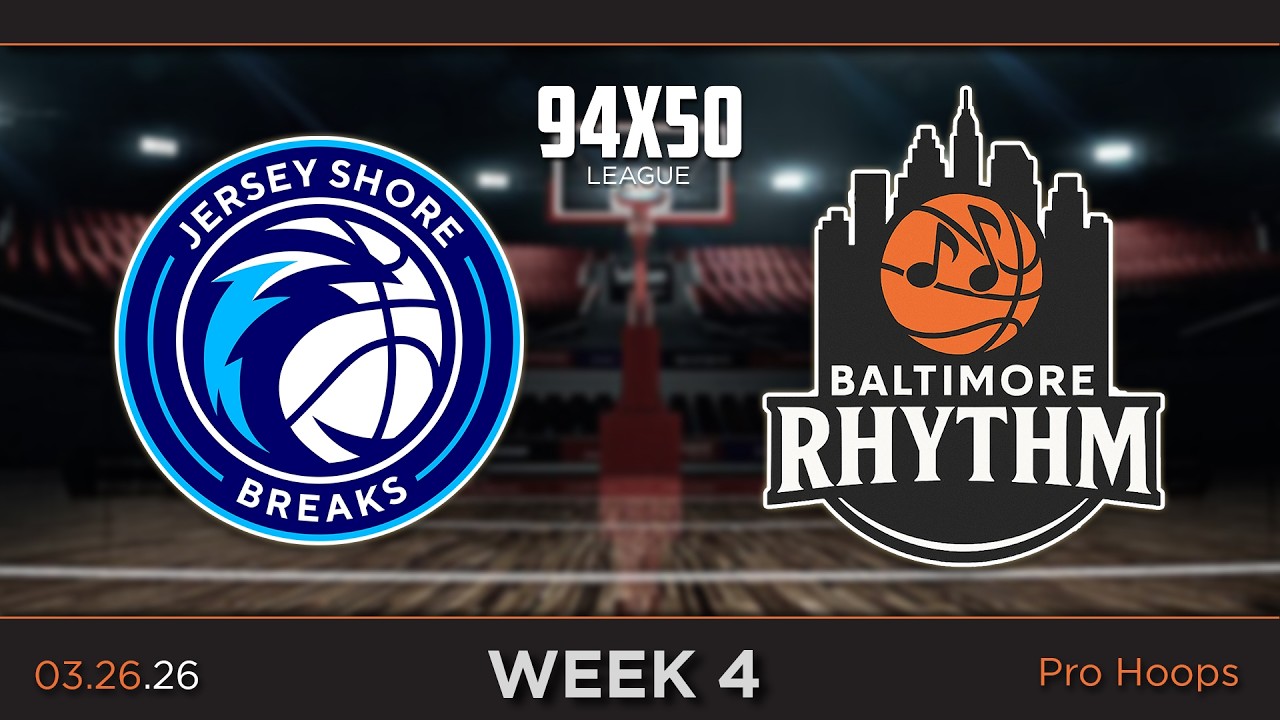 Jersey Shore Breaks at Baltimore Rhythm - WEEK 4 - 94x50 Pro Basketball ...