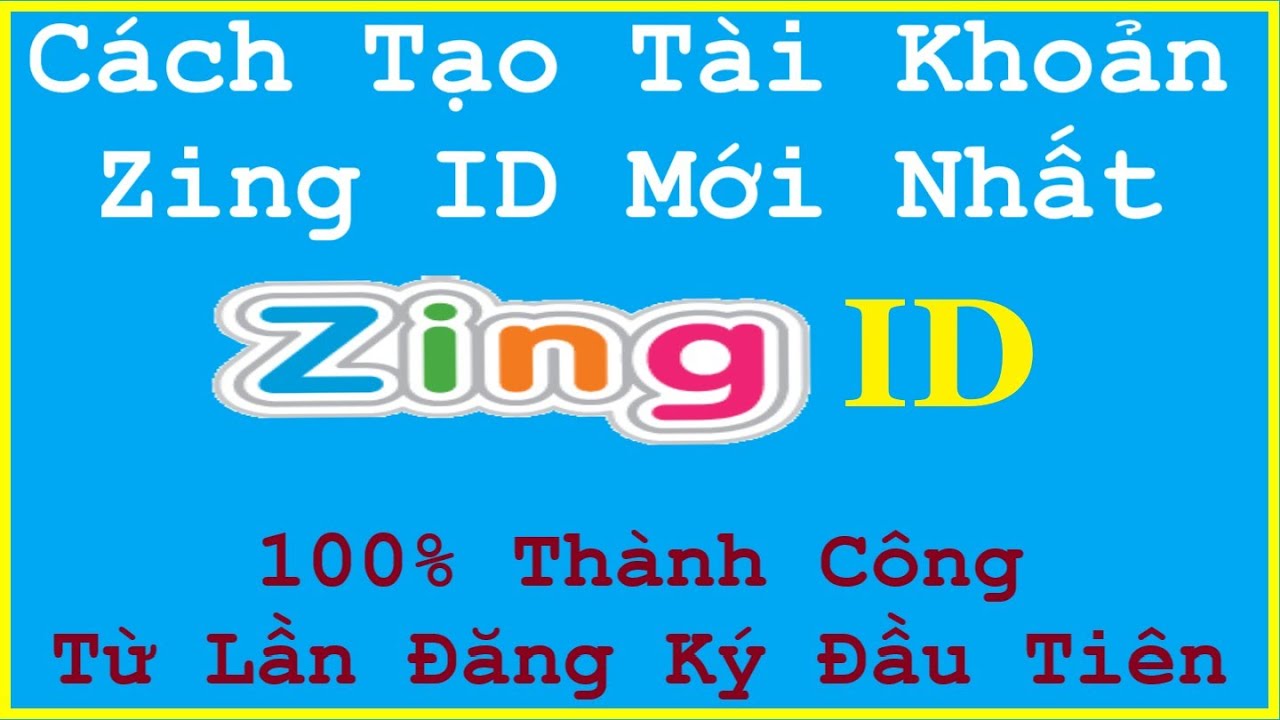 Fix Lỗi Đăng Ký Zing id Cách Đăng Ký Nhiều Tài Khoản Zing id - YouTube