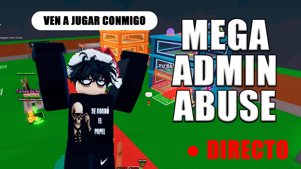 ♦️ DIRECTO Mega Admin Abuse NAVIDEÑO! - YouTube