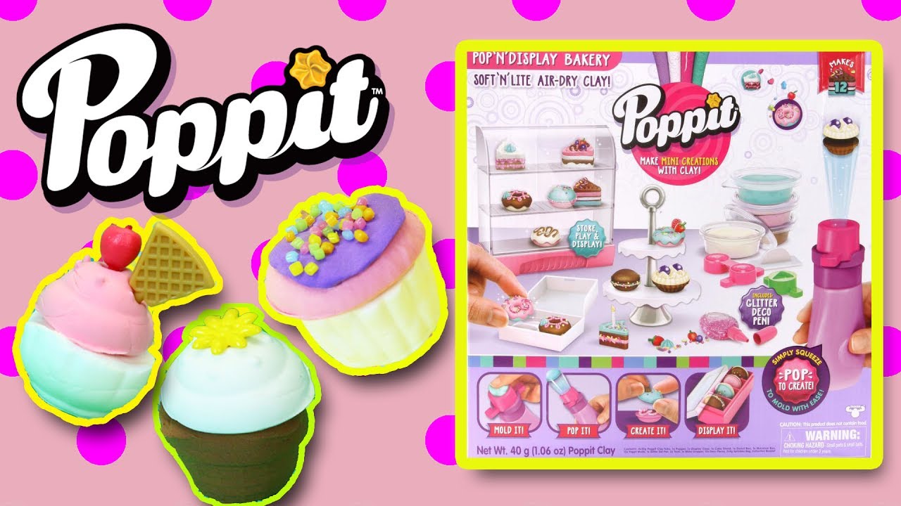 POPPIT MINI BAKERY CLAY CREATION WITH PIXIE AND AMELIE| Little Kelly ...