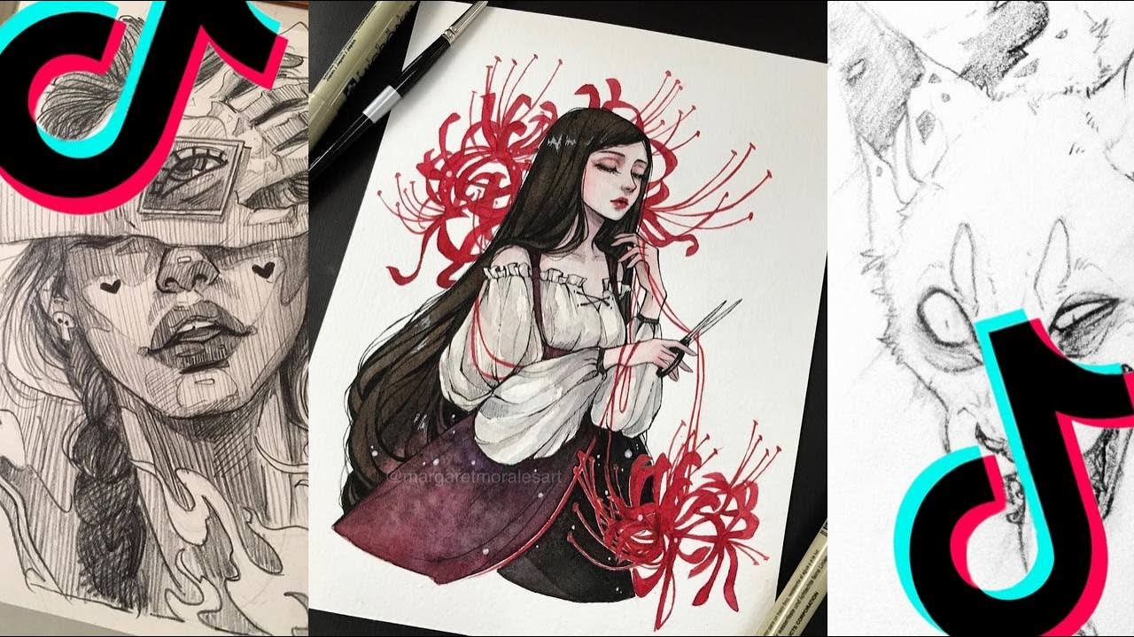 Art Sketchbook TikToks - Arts TikTok Compilation (NO OUTROS) #42 - YouTube