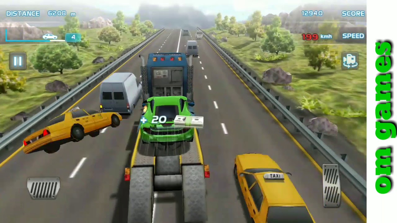 Very Nice Green color supper car 3D racing game Turbo car racing game ...