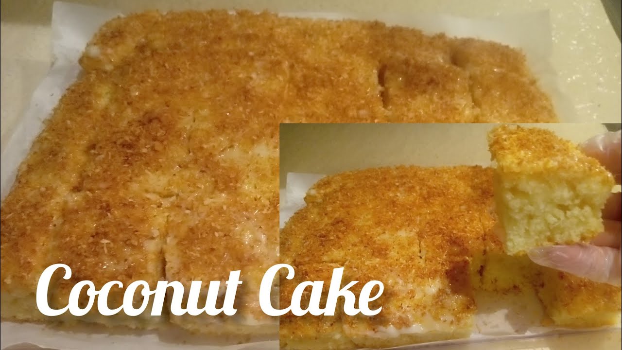 Coconut Cake in Arabic Recipe.. - YouTube