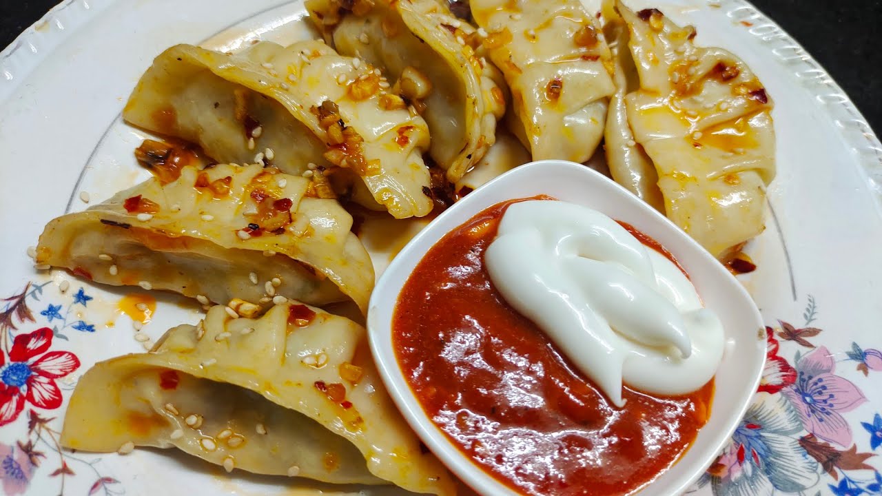 paneer chilli garlic momos recipe very tasty recipe how to make paneer ...