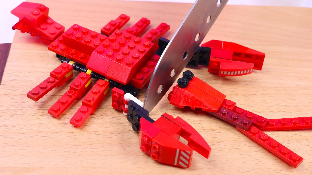 Lego Cooking Lobster - Lego in real life & ASMR - Stop motion cooking ...