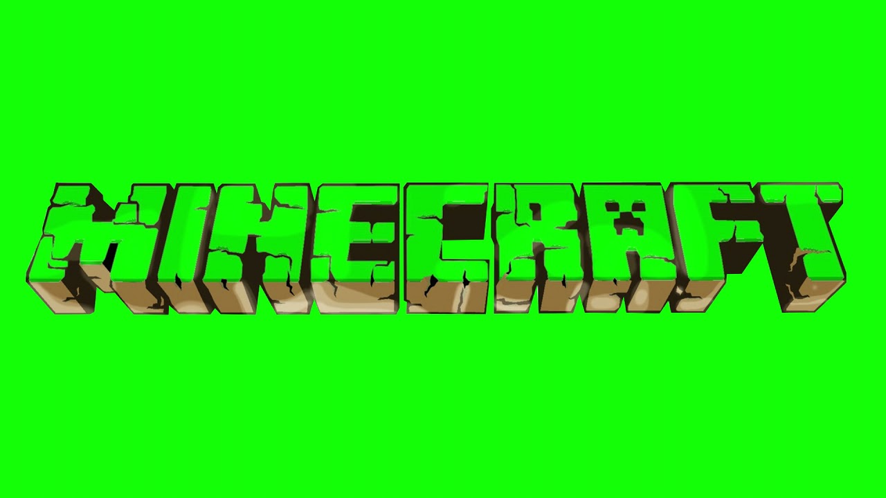 Футаж надпись Майнкрафт Footage Inscription Minecraft Youtube