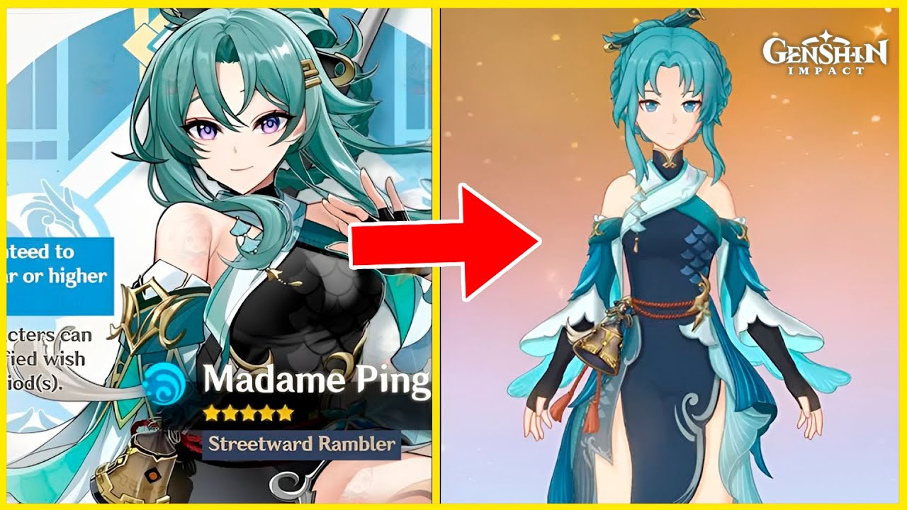 ¡ATENCIÓN! se REVELA TODO ESTO de MADAME PING Genshin Impact - YouTube