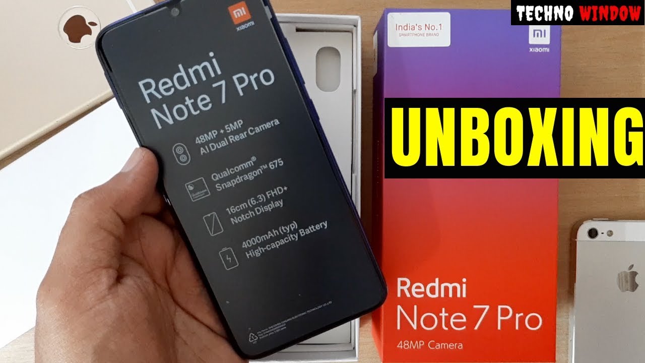 Redmi Note 7 Pro Unboxing & Overview with 48MP Camera - YouTube