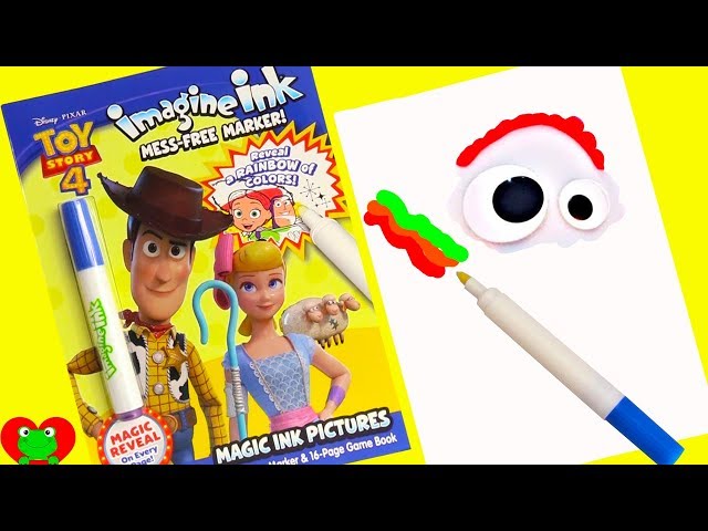 Toy Story 4 Coloring Games Imagine Ink Magic Marker and Surprises ...