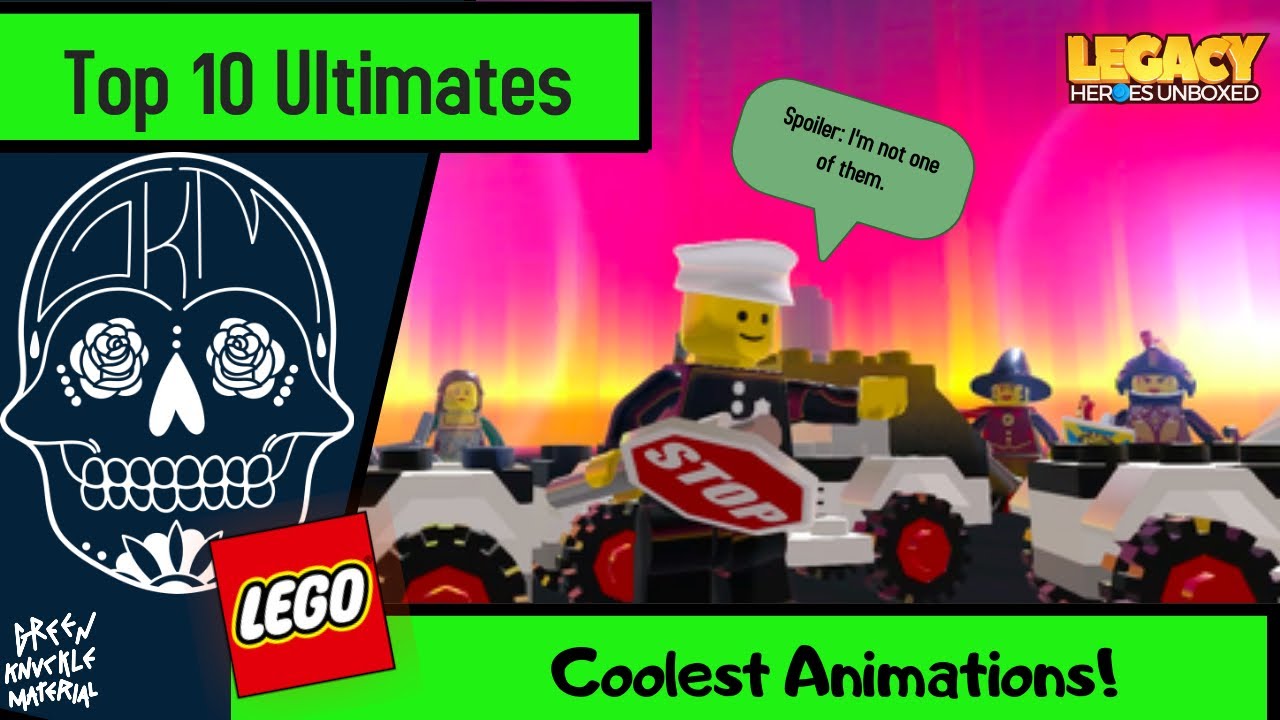 Lego Legacy Heroes Unboxed: Top 10 Ultimate Animations - YouTube