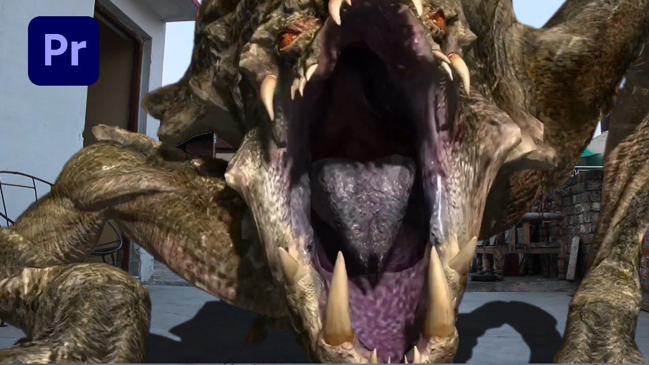 Monster at Home || VFX effect || Adobe premiere Pro || Monster Design ...