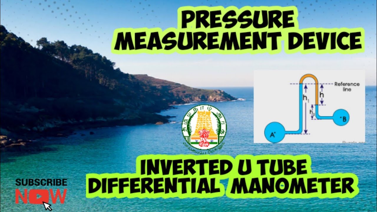 Inverted U tube Differential manometer || Fluid mechanics || TRB ...