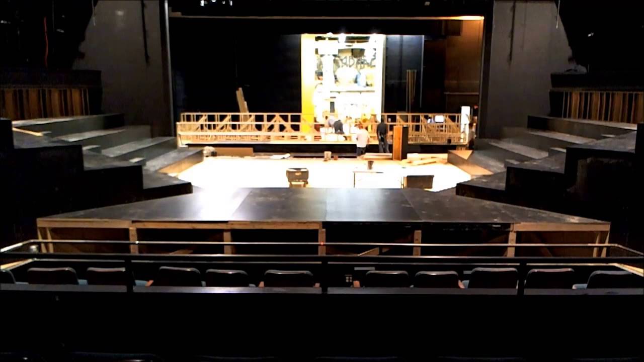 Carousel Stage Build at KC Rep - YouTube