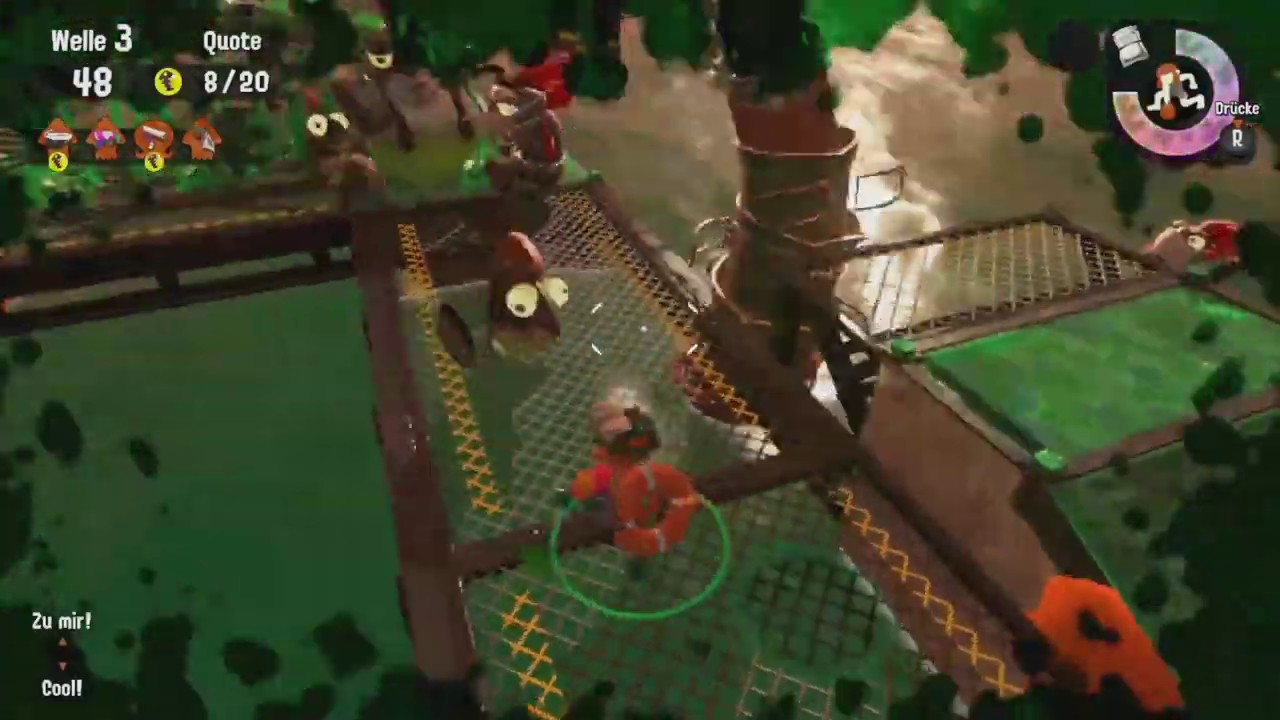 Splatoon 2 Salmon Run: Stapla Salmonid Boss Bug - YouTube