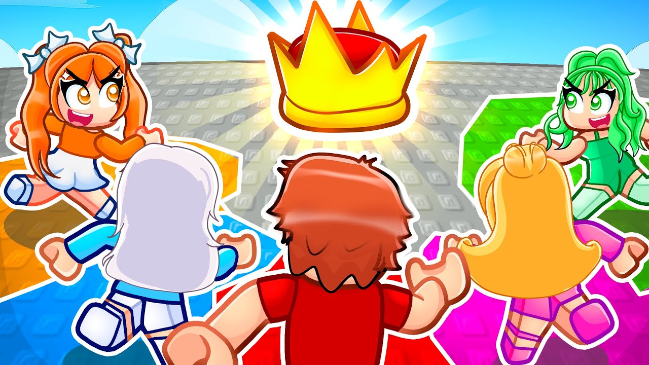 Techy Plays COLOR CLASH In Roblox With MY CRAZY FAN GIRLS... - YouTube