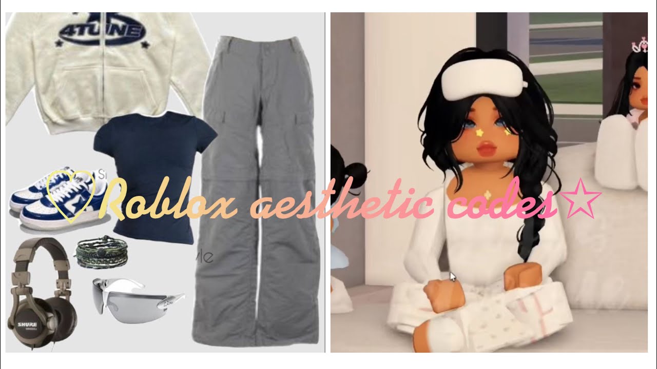 Aesthetic Roblox clothes codes for girls 🌷|| star face code included🤩 ...