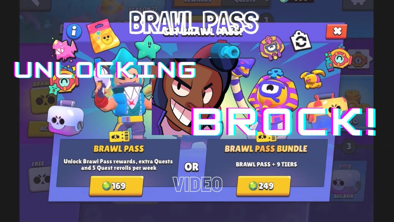 BRAWL PASS SEASON 13 new brawler? Brock? #deepseabrawl - YouTube