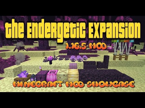 Minecraft 1.16.5 - The Endergetic Expansion mod - YouTube