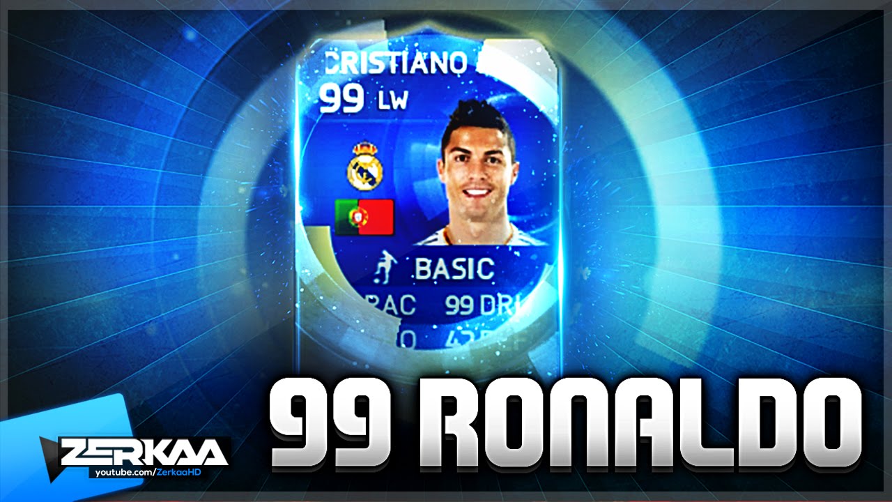 TOTY 99 RONALDO IN A PACK!!! | FIFA 15 TOTY PACK OPENING - YouTube