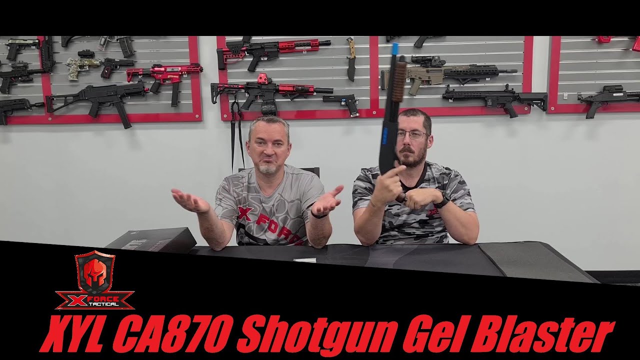 Little Moon XYL CA870 Shotgun Gel Blaster By X-Force Tactical - YouTube