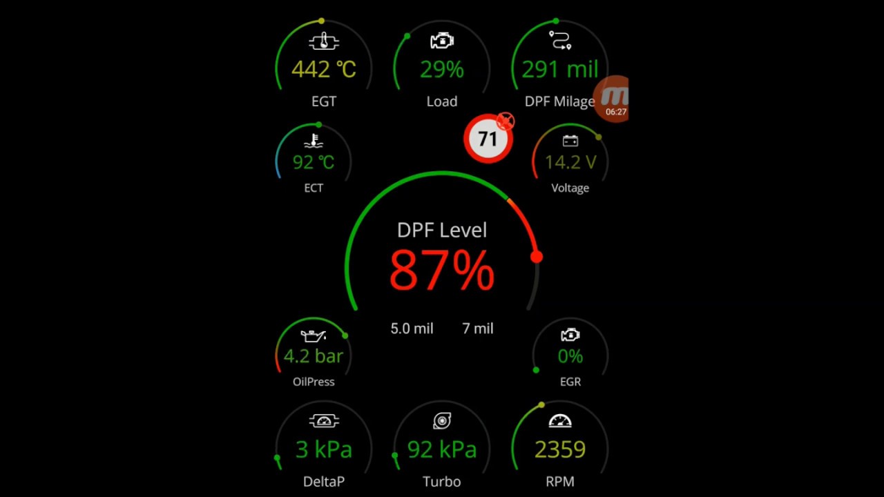 OPL DPF Monitor - Insignia 2012 A20DTH regen - YouTube