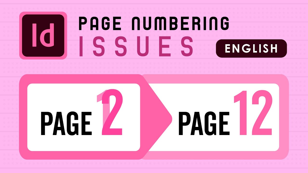 Overlapping Page Number Issue in Adobe InDesign [ENGLISH] - YouTube