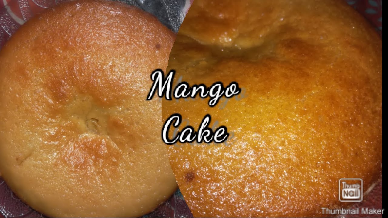 Soft and Spongy Mango cake - Muskan's kitchen - YouTube