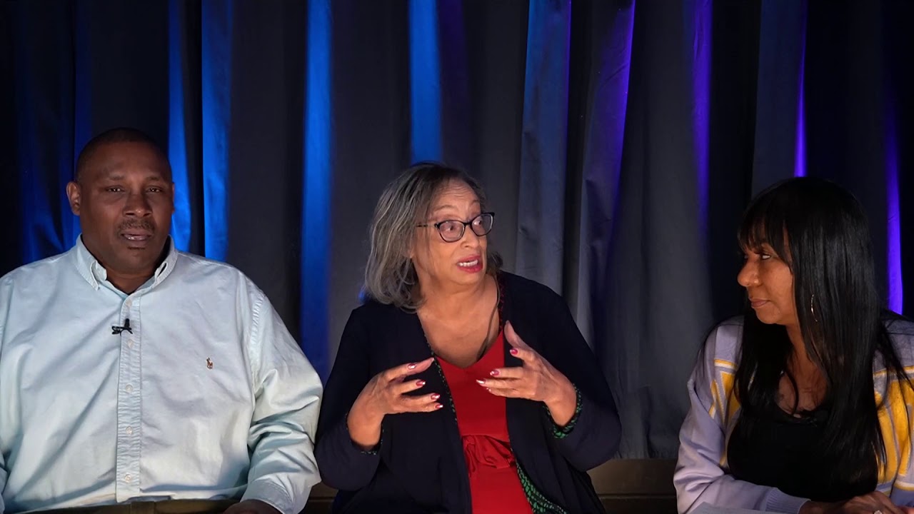 Dr.Janice Stevenson Chairwoman and Cyril Scovens Founder/President of ...