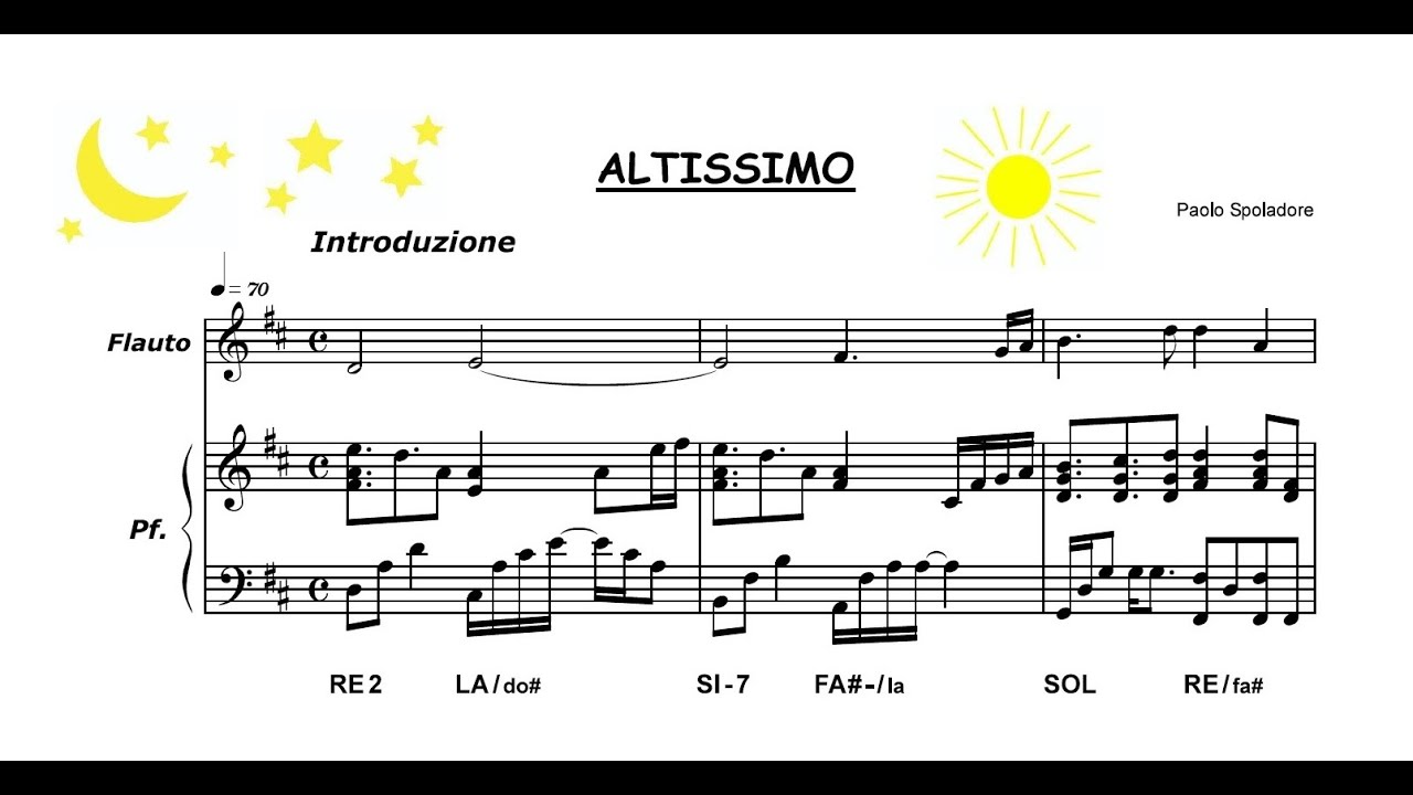 Altissimo (Paolo Spoladore) - Trascriz. e Arr. vocale/strumentale ...