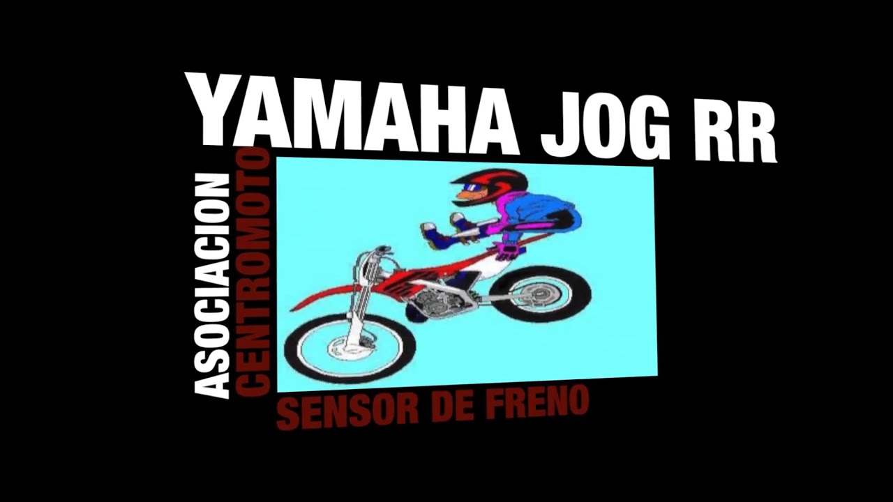 FALLO EN SENSOR DE FRENO EN YAMAHA JOG RR - YouTube