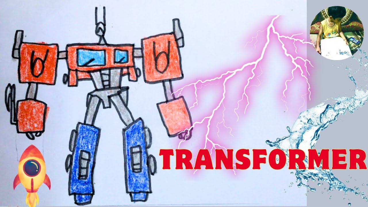 Drawing A Shape-Shifting Robot ! Cybernetic Entity Depiction ...