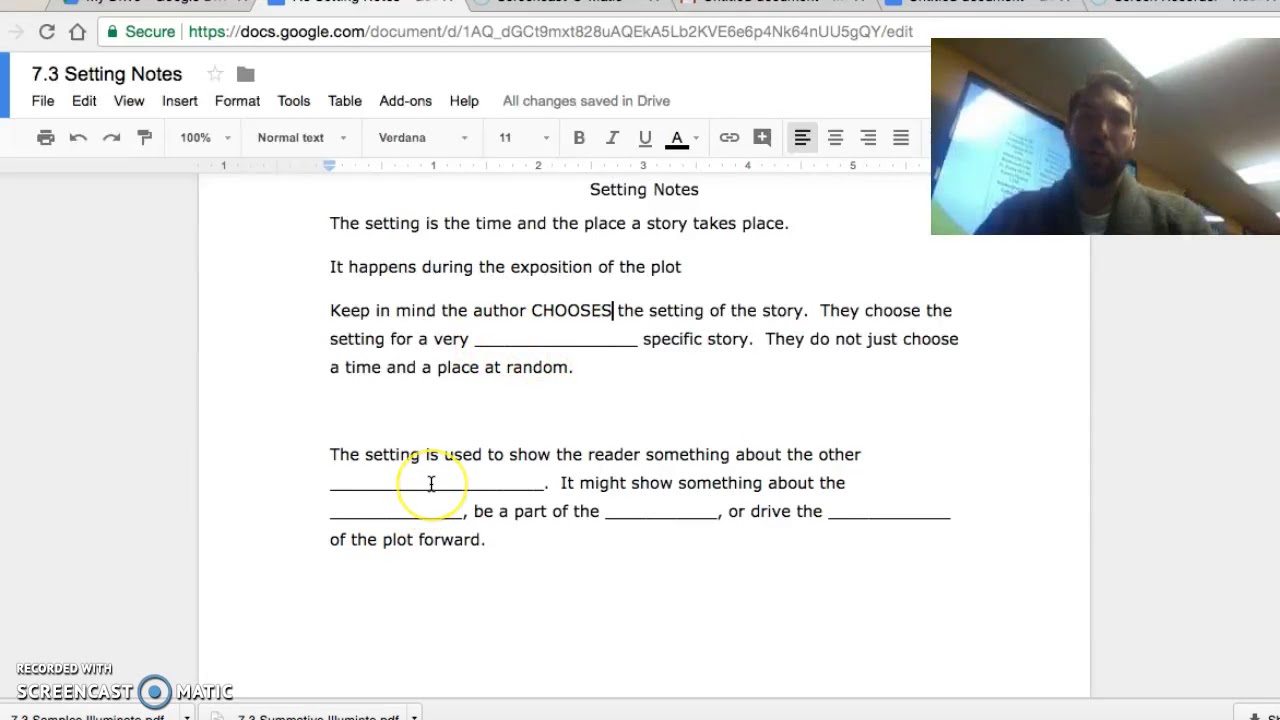 Setting Notes - YouTube