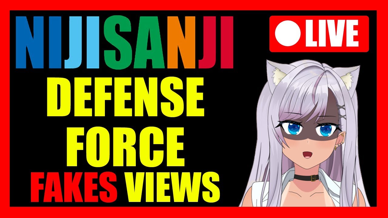 [VTUBER NEWS] Nijisanji Defender Force Fakes Views - YouTube