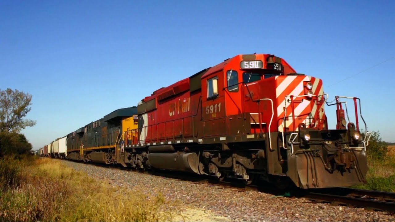 CP 5911, Large Multimark, with the 472 Train on 10/11/2014 - YouTube