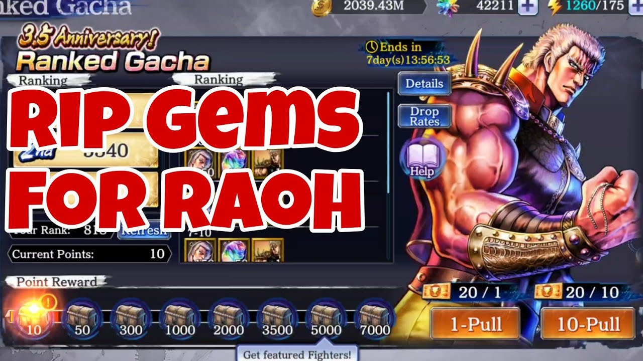 Fist Of The North Star Legends Revive: Ripped Gems For Homeland's ...