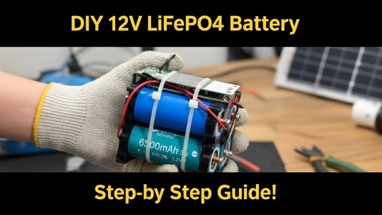 DIY 12V LIFEPO4 BATTERY BUILD - STEP BY STEP TUTORIAL FOR SOLAR ...