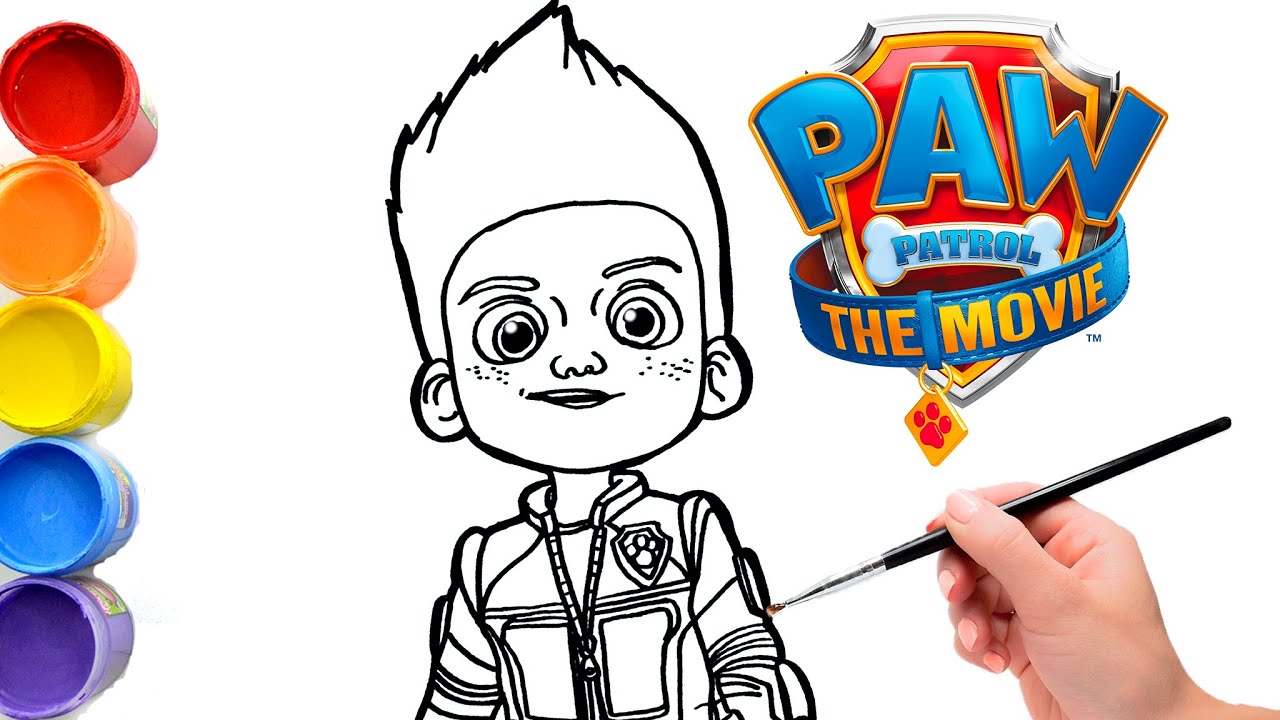 🔴 How To Draw Ryder Paw Patrol Movie 2021 | La Patrulla Canina película ...